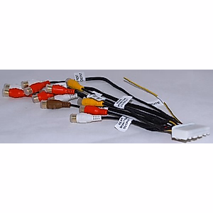 Xtenzi Audio Video Harness RCA Cord Assembly for Pioneer Avic-X920 Avic-Z120BT (CDP1304 CDP1335)