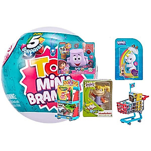 Generic 5 Surprise Mini Brands and Toy 3 Ball Bundle, Includes 1 Wave 1 Mini Brands Ball, 1 Series 2 Mini Brands Ball, and 1 Toy Mini Brand Ball