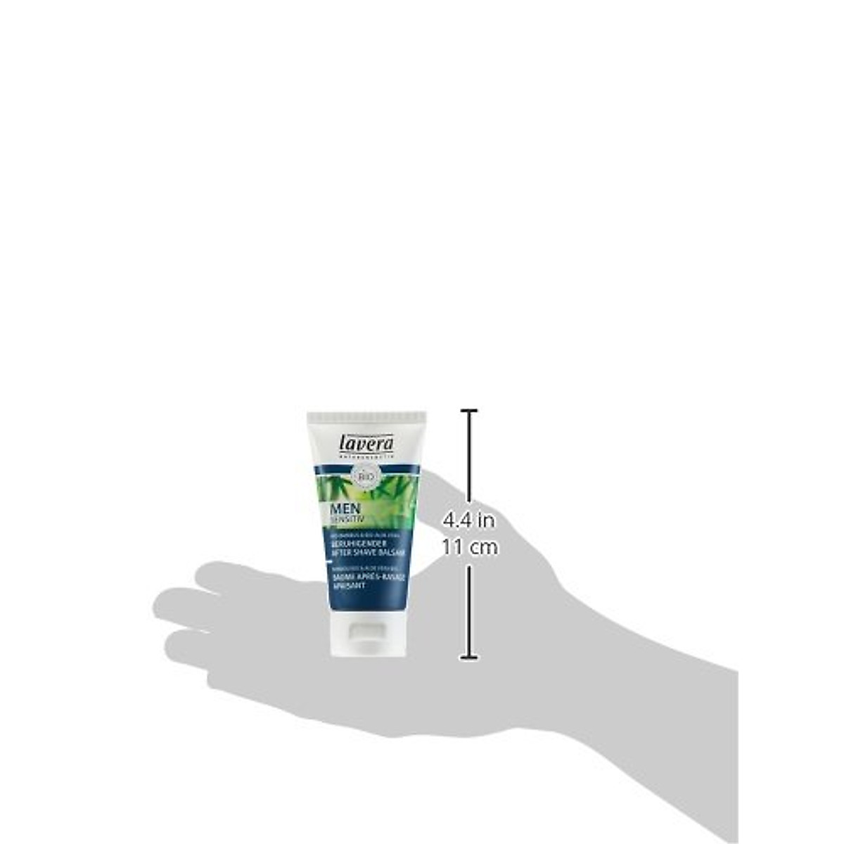Lavera Natural After Shave Balm For Men, Anti-Irritant, Hydrating, Soothing and Cooling benefits (50ml/1.6 oz)