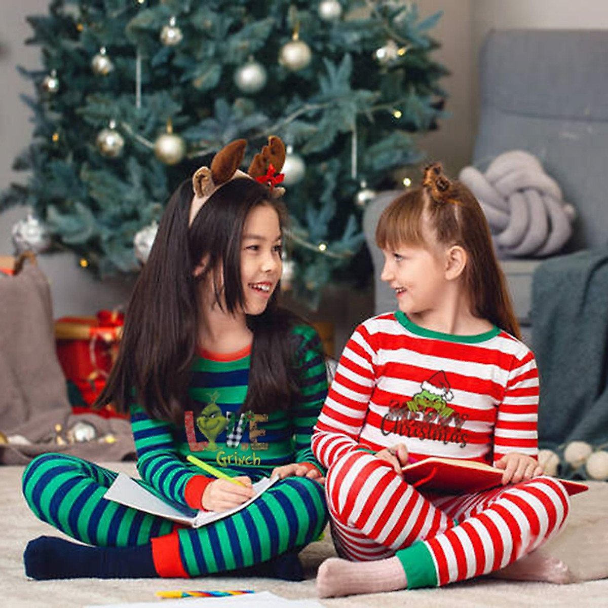 12 Sheet Christmas Heat Transfer Vinyl Decals Cute Cartoon Iron On Transfers Stickers Christmas HTV Vinyl Iron on Patches Designs for T-Shirts Clothing Bags DIY Decorations