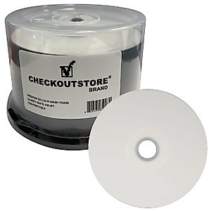 Mediaxpo 100 Premium 52X CD-R 80min 700MB Glossy White Inkjet Hub Printable