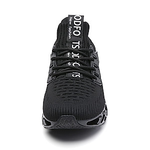 SKDOIUL Running Shoes for Women Sneakers Size 8.5 All Black Tennis Walking Athletic Shoes mesh Breathable Casual Sport Gym Workout Sneakers