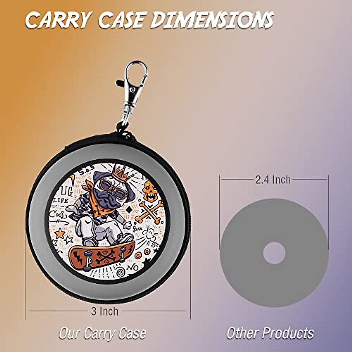 Volkano Bulldog Kids Child Sized for Boys with Carry Case and Keyring - 3.5MM Stereo Jack - Wired Earbuds with Safe Volume 85dB - Earbuds for Kids for School for Online Learning/Tablet - Grey/Black