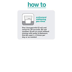 Supersmile Whitening Pre-Rinse, Clinically Formulated Pre-Brush Dental Mouthwash, 5 Fl Oz