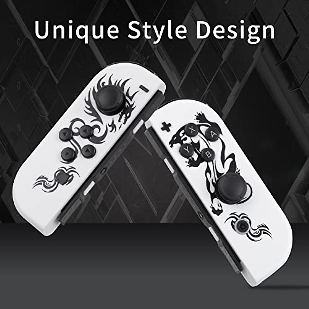 GKVVO Joypad for Switch Nintendo, Switch Controllers Compatible with Nintendo Switch/Lite/OLED, L/R Controller with Dual Vibration/Wake-up/Screenshot