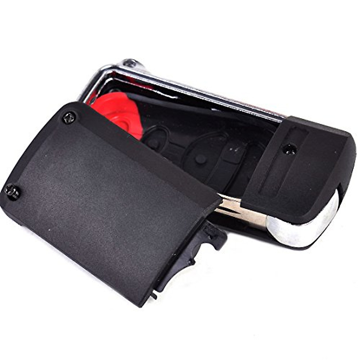 beler 2+1 Button Folding Flip Remote Holder Key Keyless Shell Case Fob Fit for Chrysler Dodge Jeep