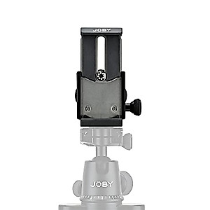Joby GorillaPod 1K GripTight Mount PRO Kit, Compact Flexible Tripod 1K Stand and BallHead 1K with Locking Phone Mount, Easy Landscape or Portrait Mode, Supports up to 1kg (2.2lb), Black (JB01831-BWK)