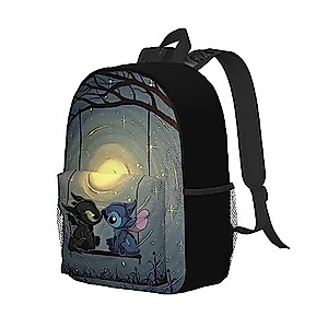 UGLYAF Cartoon Backpack 15 Inch High Capacity Multifunction Backpacks, One Size 2
