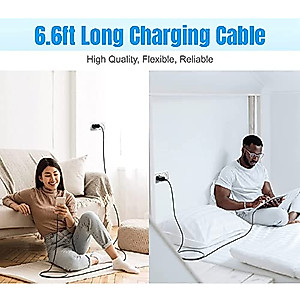 Samsung Charger Type C Charger Fast Charging USB C Fast Charger for Samsung Galaxy S20/S20 Plus/S10/S10 Plus/S10e/S21/S21+/S21Ultra/S9/S9 Plus/S8/S8 Plus/Note 8/9/10/20/S22/S23 with 6.6ft Type C Cable
