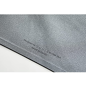 doblé Non-Scratch Flexible Cutting Board for Chopping, Scratch Free Juice Grooves with Easy Grip Handle, Non-Slip Dishwasher Safe for Kitchen (Medium (13.5" x 9.3"), Space gray)