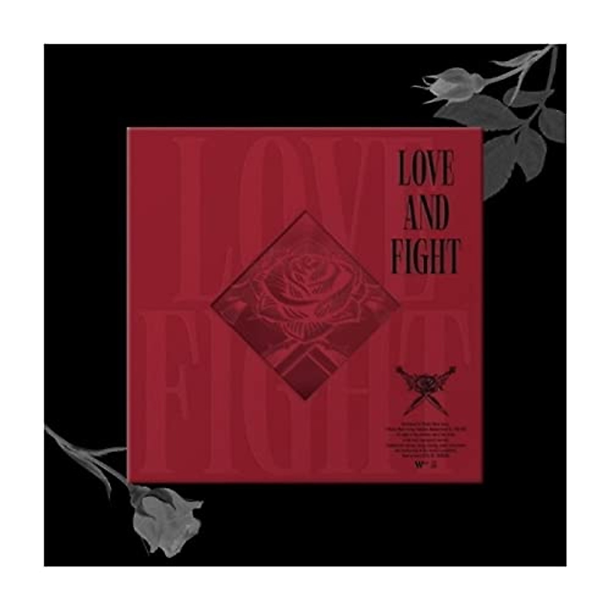 VIXX RAVI Love & Fight 2nd Album CD+1p Poster+80p PhotoBook+1p Sticker+1p PhotoCard+1p Postcard+1ea Mini King Chess+Tracking Kpop Sealed