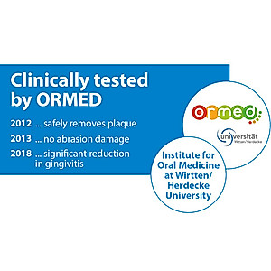 Emmi-dent Electric Ultrasonic Toothbrush Set with Gentle 100% Ultrasound Cleaning Technology. Ideal for Sensitive Teeth & Gums, Plaque Removal and More! Includes Nano-Bubble Toothpaste. Rechargeable.