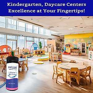 350 Strips - Chlorine Sanitizer Test Strips Food Service 0-500 ppm (Mega Pack) - Bleach Test Strips - Chlorine Test Strips for Food Service - Restaurant Test Strips - Chlorine Tester