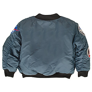 Up and Away Boys' Space Shuttle Jacket 3 Toddler Blue