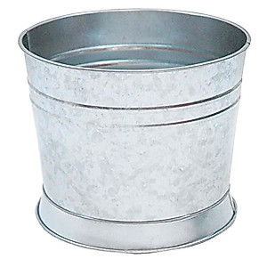 TableCraft Products BDGTUB 1.75 gal Galvanized Tub/Base for Glass Beverage Dispensers, Replacement Top
