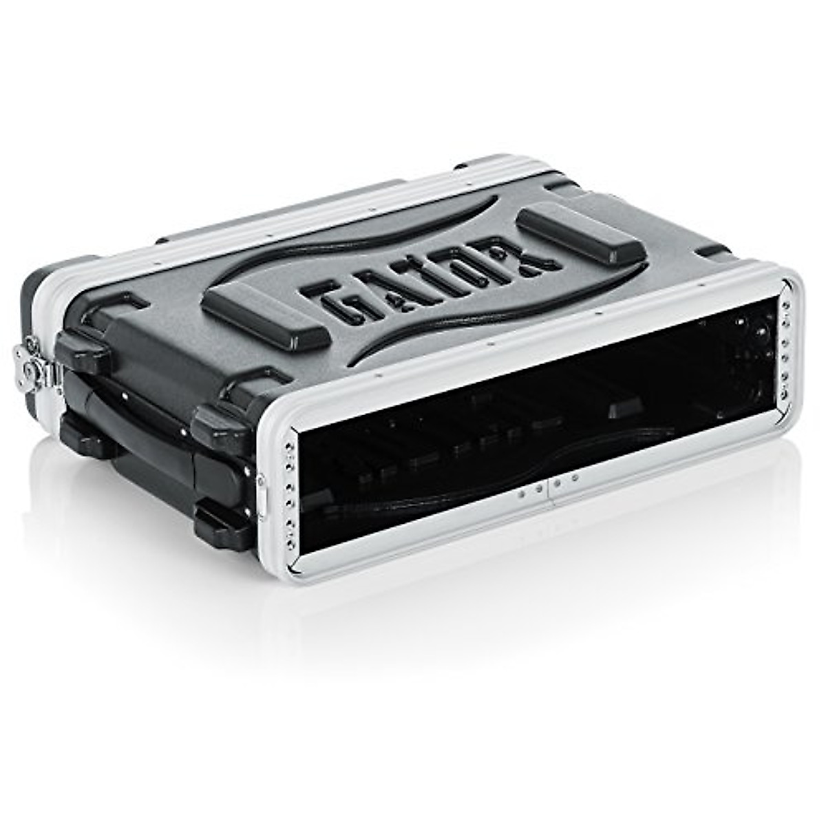 Gator Lightweight Molded 2U Rack Case with Heavy Duty Latches; Shallow 14.25' depth (GR-2S)