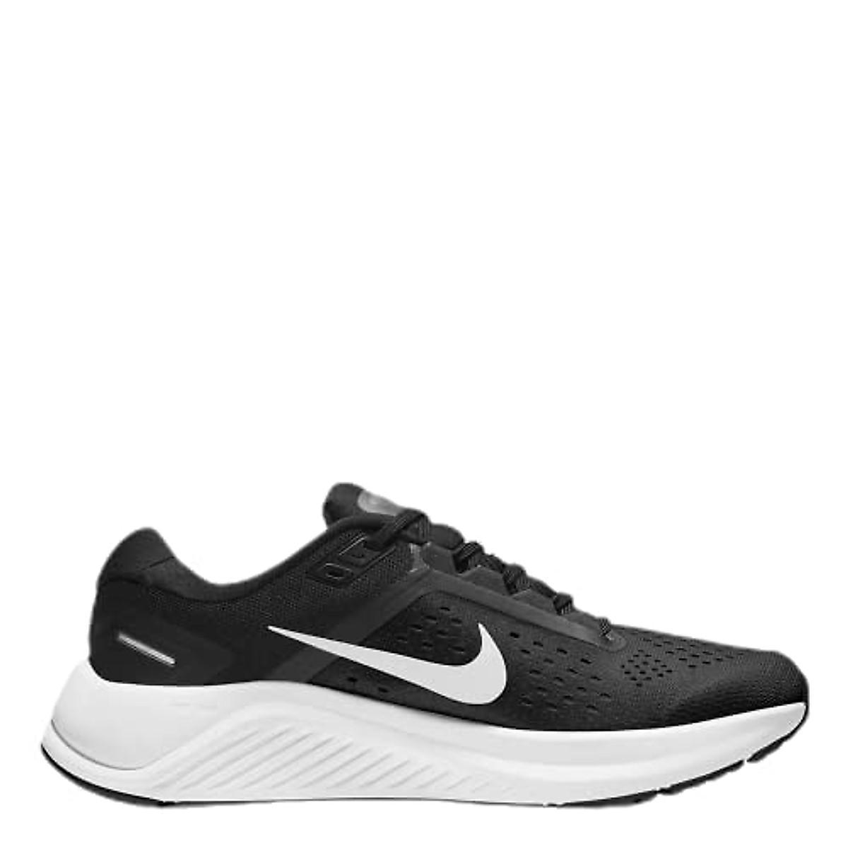 Nike Women's W AIR Zoom Structure 23 Sneaker, Black White Anthracite, 6