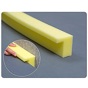 YUURO L Shape Foam Fill The Gap Between Mattress and Wall,Dorm Bed Gap Filler DIY Cut Furniture Gap Filler,Sofa Gap Filler,Stop Losing Phone,200cm (79x2 inch)