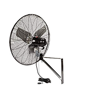 TPI 8749102 CACU24WO Oscillating Commercial Wall Fan, 24"