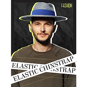 Yahenda 9 Pcs Stretchable Hat Band Ribbon Panama Hat Band Western Cowboy Hat Band Costume Headwear for Women Men (Multicolor)