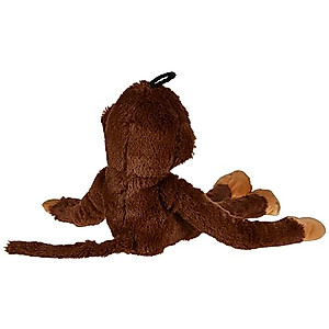 Multipet Swingin Safari Monkey 22-Inch Large Plush Dog Toy with Extra Long Arms and Legs with Squeakers