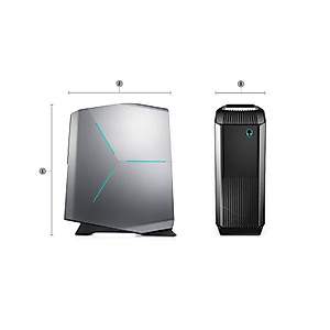 Dell Alienware Aurora PC Liquid Cooled i7-8700K, NVIDIA GeForce RTX 2080 8GB DDR6 16GB RAM, 256GB PCIe NVMe SSD + 2TB HDD, AWAUR7-7066SLV-PUS R7 (Renewed)