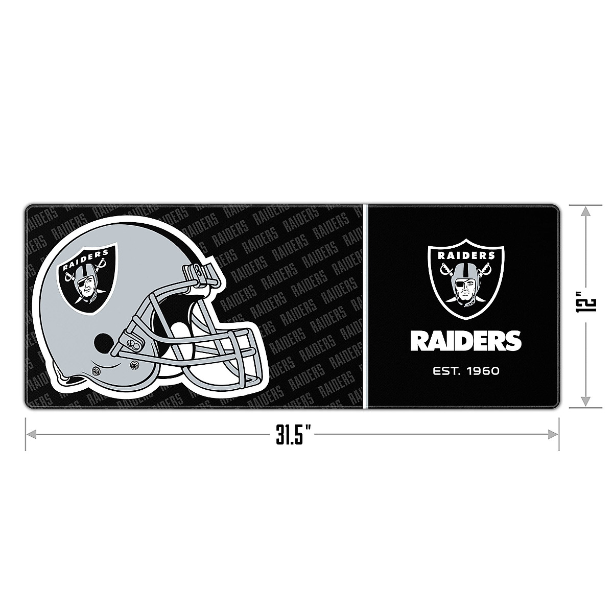 YouTheFan NFL Las Vegas Raiders Logo Series Desk Pad SMU