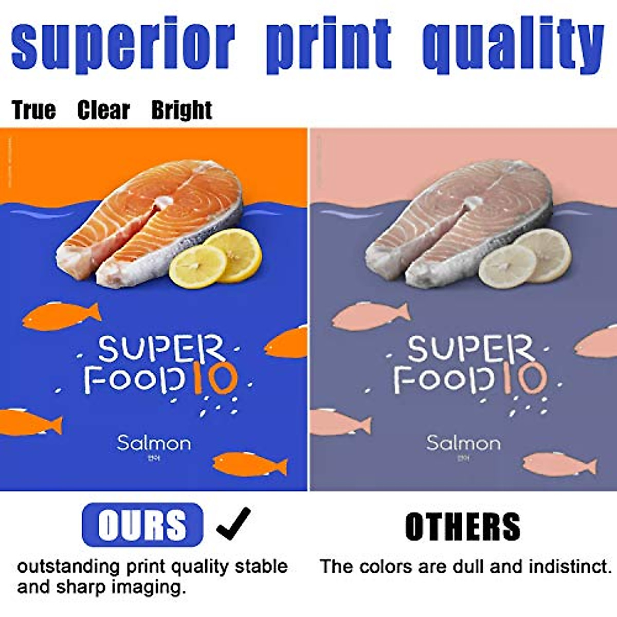 TN-227 Compatible Toner Cartridge Replacement for Brother TN-227/TN227BK TN227C TN227M TN227Y Ink Cartridge(4-Pack,1Black+1Cyan+1Yellow+1Magenta).