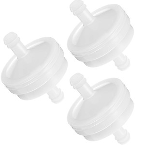 Mudder 3 Pieces 1/4 Inch ID Inline Gas Replacement Fuel Filter Compatible with 394358 4112 5098H 5098K AM38708 Lawn Mower Parts