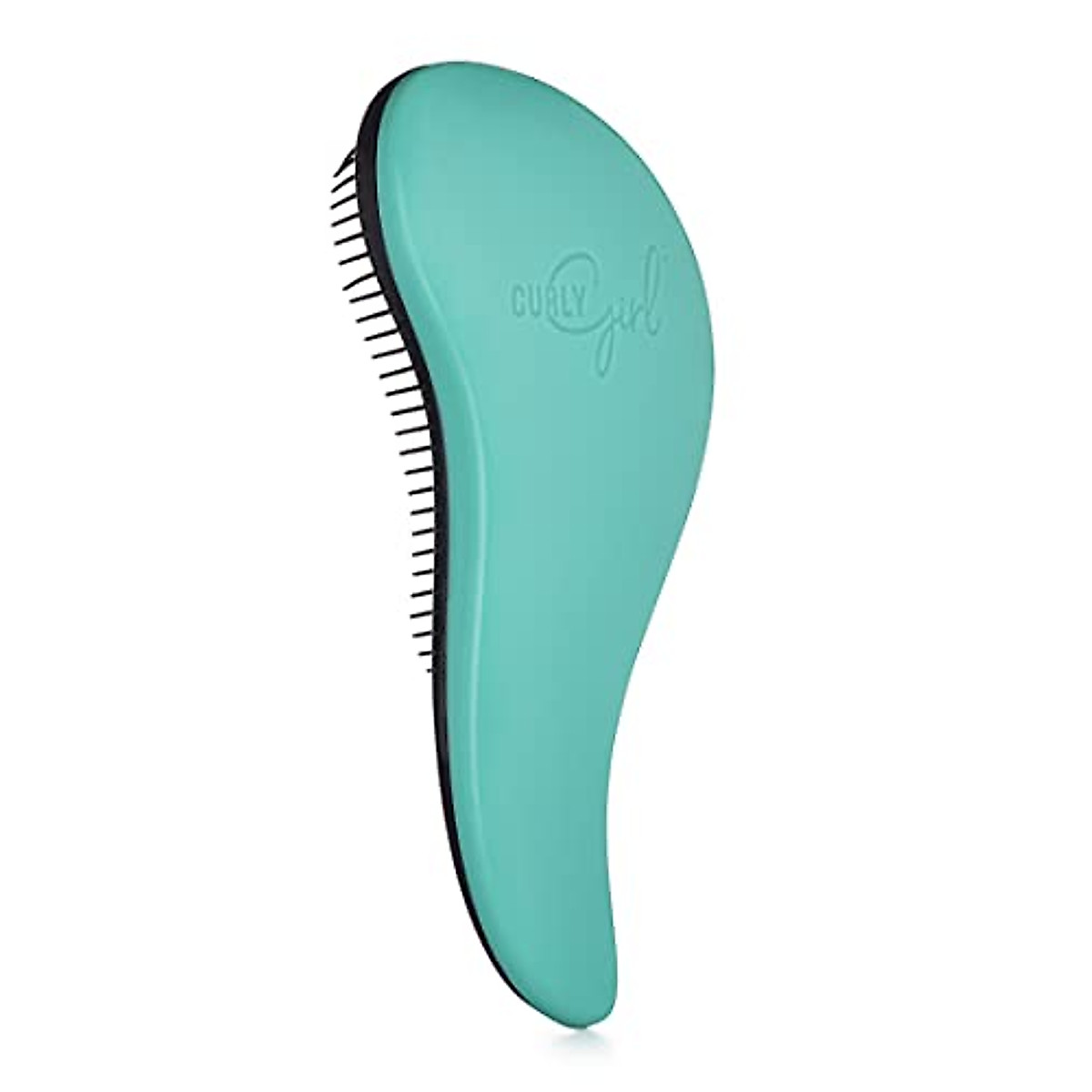 Curly Girl Breeze Thru Detangling Brush | Hair Detangler Hairbrush for Adults & Kids | Gets Rid of Tangles & Knots in Natural, Curly, Straight, Wet or Dry Hair (Turquoise)