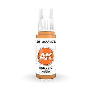 AK Interactive 3rd Gen Acrylic Volcanic Yellow 17ml