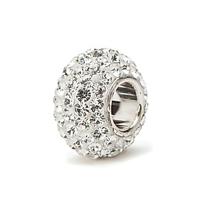 Ohio State Charm Bracelet | Ohio State Block O Bracelet with 5-Leaf and Crystal Charms | OSU Gifts | Officially Licensed Ohio State Jewelry | Ohio State Charms | Stainless Steel