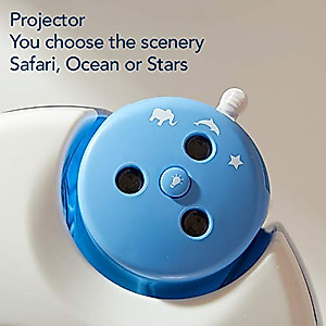 Vicks Sweet Dreams Cool Mist Humidifier, Blue, Medium Room, 1 Gallon Tank – Filter Free Cool Mist Humidifier for Baby and Kids Rooms with Light Up Display, Works with Vicks VapoPads