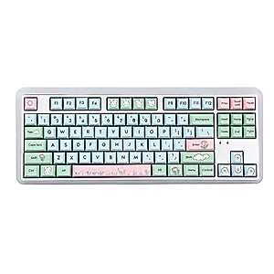 EPOMAKER Alice’s Adventure 156 Keys Cherry Profile PBT Dye Sublimation Keycaps Set for Mechanical Gaming Keyboard, Compatible with Cherry Gateron Kailh Otemu MX Structure