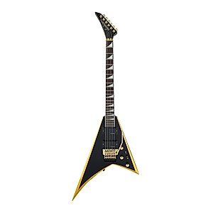 Jackson X Series Rhoads RRX24 - Black with Yellow Bevels