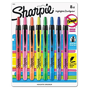 Sharpie Smear Guard Retractable Highlighters
