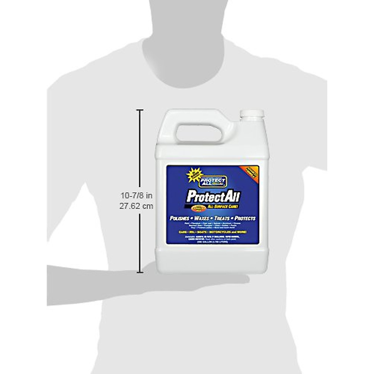 Protect All 62010 All Surface Cleaner with 1 gallon Refill Jug,White