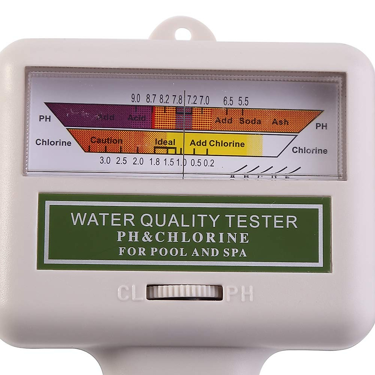 PH Meter Chlorine Tester, Portable 2 in 1 Digital Water Quality Analysis Monitor and Chlorine Level CL2 Tester Meter for Swimming Pool, Spa, Drinking Water