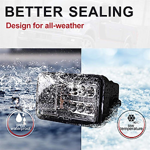 Kiwi Master Upgrade F150 LED Fog Lights for 2015-2020 Ford F-150 4 Inch LED Fog Light Assembly Kit, Waterproof LED Bumper Lamps Set, 1 Pair