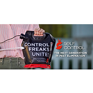 Self Control, Professional Grade Do-It-Yourself Pest Control Kit, 3-Month Supply of Bug Spray Concentrate with Guaranteed Results, Eliminates Ants, Roaches, Fleas, Mosquitos, and Flies (.27 Ounce)