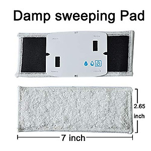 EZ SPARES Replacement for lR0B0T R00MBA 240 241 Accessories,Washable Mopping Pads,Mopping Cloths,Wet Mopping,Sweeping,Dry Sweeping(9 Pcs)