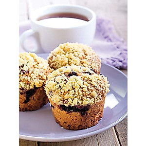 Mrs. Anderson's Baking Silicone 12-Cup Muffin Pan Baking Mold, BPA Free, Non-Stick European-Grade Silicone, 13.5 x 10 x 1.25-Inches