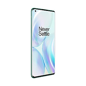 OnePlus 8 Pro (5G) Dual-SIM IN2023 256GB/12GB RAM (GSM + CDMA) Factory Unlocked Android Smartphone (Glacial Green)- International Version