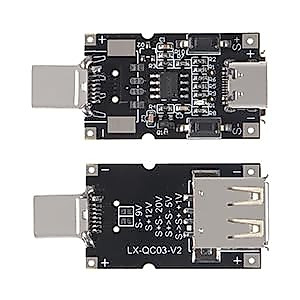 5Pcs 100W 5A USB Type-C Decoy Trigger Board 5V 9V 12V 15V 20V Output QC PD 2.0/3.0 Trigger Adapter Cable Connection Polling Detector