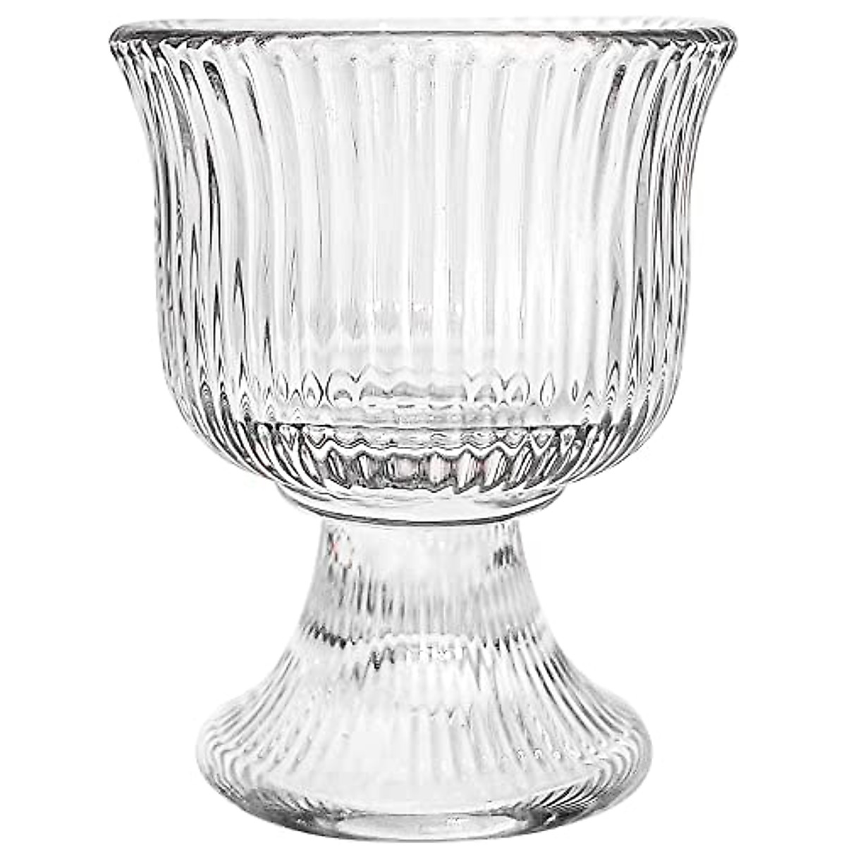 Lysenn Clear Shot Glasses Set of 8 - Elegant Vertical Stripe Tequila Glasses – Premium Quality Espresso Shot Glass Set for Whiskey, Bourbon, Liquor, Cordial – 1.5 oz