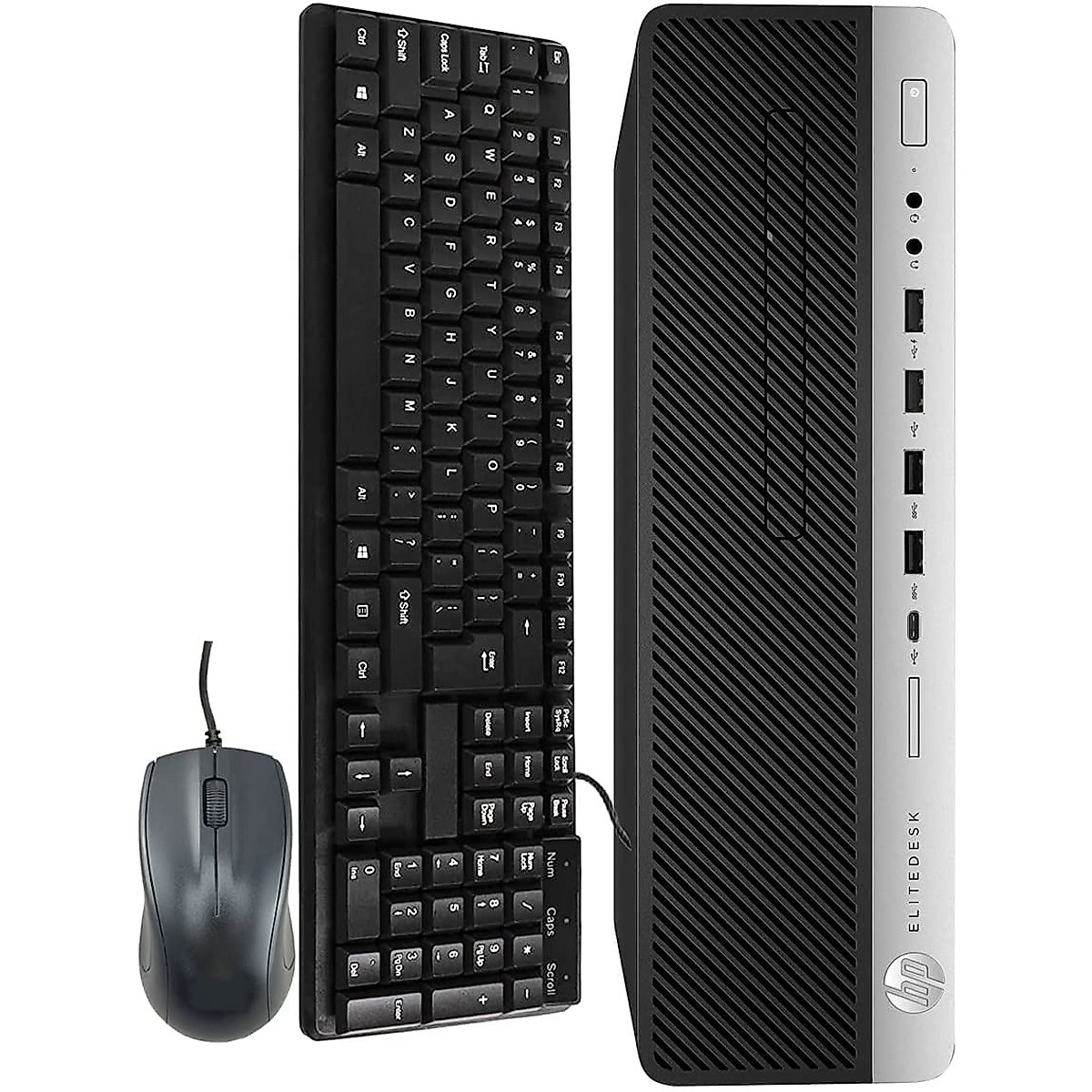 HP 800 G3 Small Form Computer Desktop PC, Intel Core i5-6500 3.20GHz Processor, | 8GB Ram, 256GB SSD | HDMI, AMD Radeon RX-550 4GB Graphics, Wireless WiFi, Windows 10, Black (Renewed)