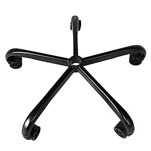 Frassie 28 Inch Office Chair Metal Base Replacement Heavy Duty 2500 Lbs Universal Computer Chair Base Part with 5 Casters