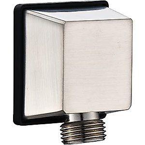 Square Wall Elbow for Hand Held Shower, Stainless