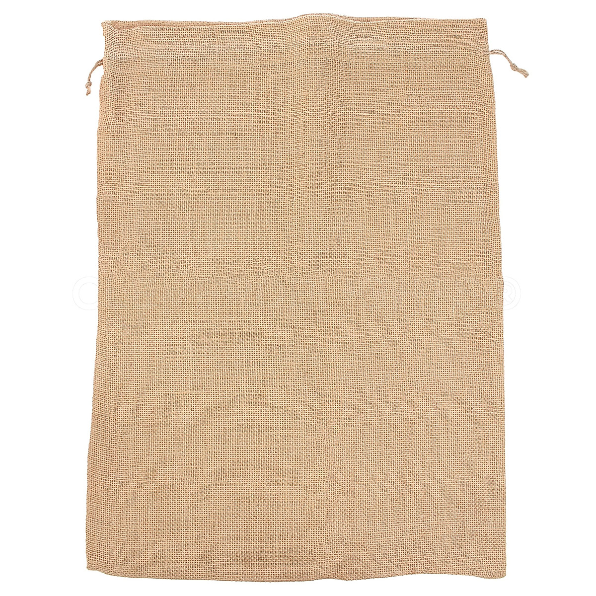 CleverDelights 18" x 24" Burlap Bags with Drawstring - 2 Pack
