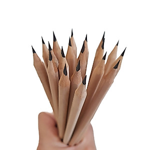 Pre-sharpened Raw Natural Wood Pencils 72 PCs in Box : TiT